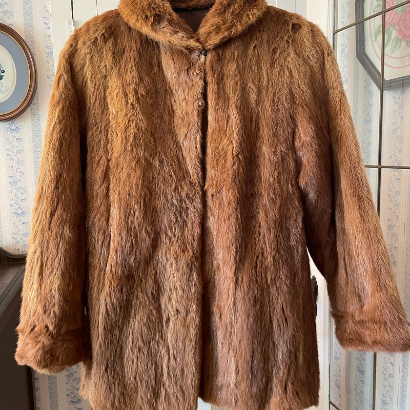 Red Fox Fur Coat - Etsy