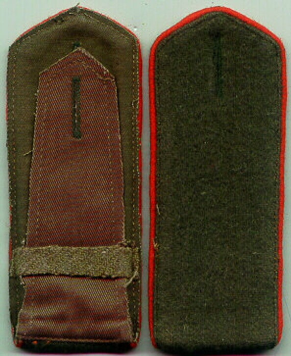 Soviet WW2 Field Grey Enlisted Ranks Shoulder Boards With Red - Etsy
