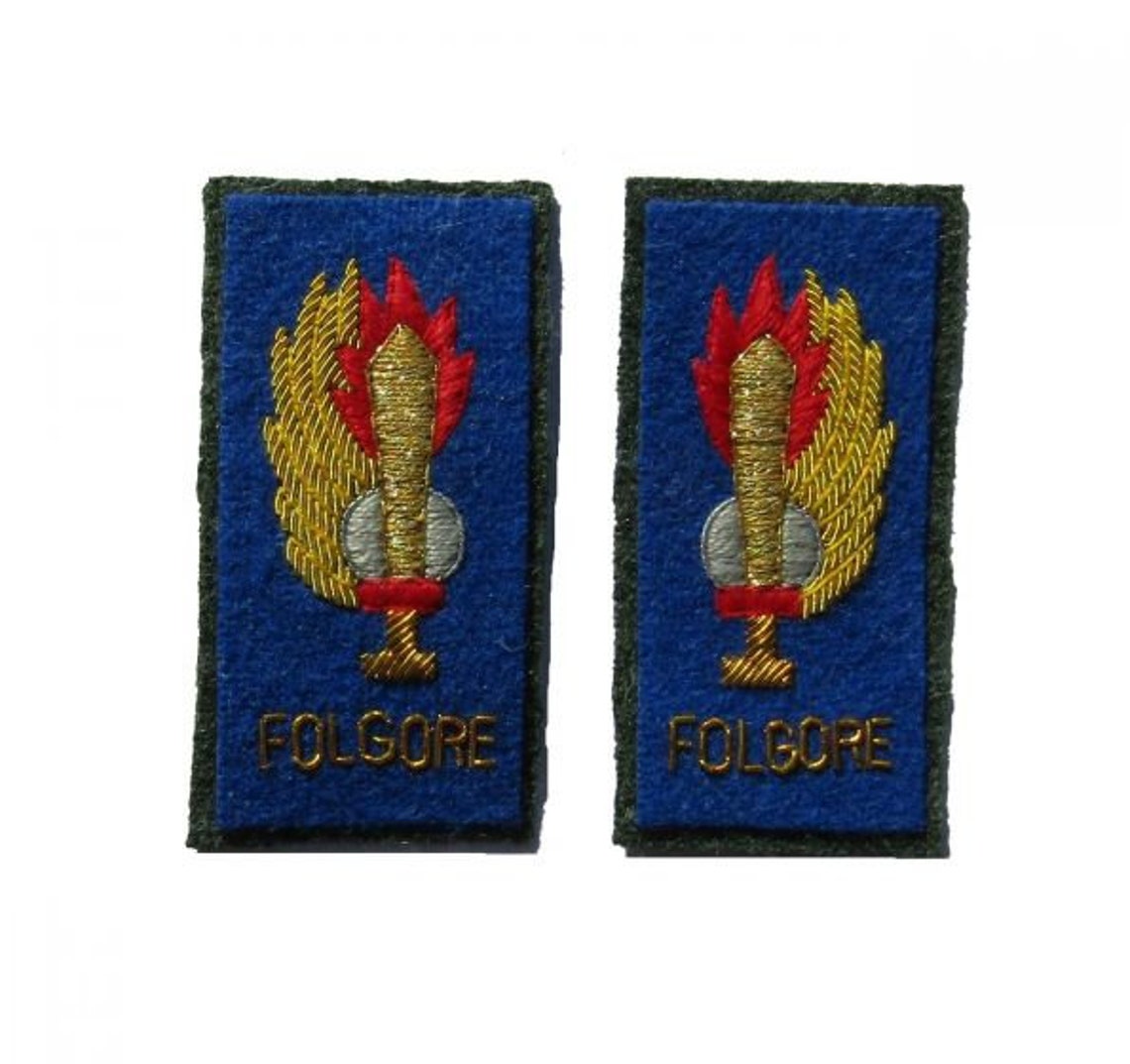 Italian WW2 FOLGORE Officer Ranks Collar Tabs - Etsy