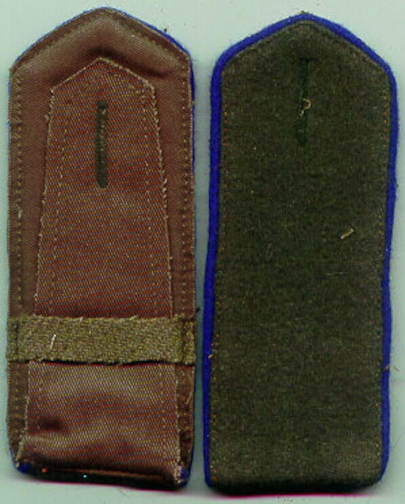 Soviet WW2 Field Grey Enlisted Ranks Shoulder Boards With Royal Blue ...