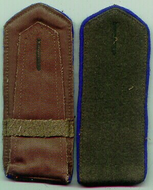 Soviet WW2 Field Grey Enlisted Ranks Shoulder Boards With Royal Blue ...