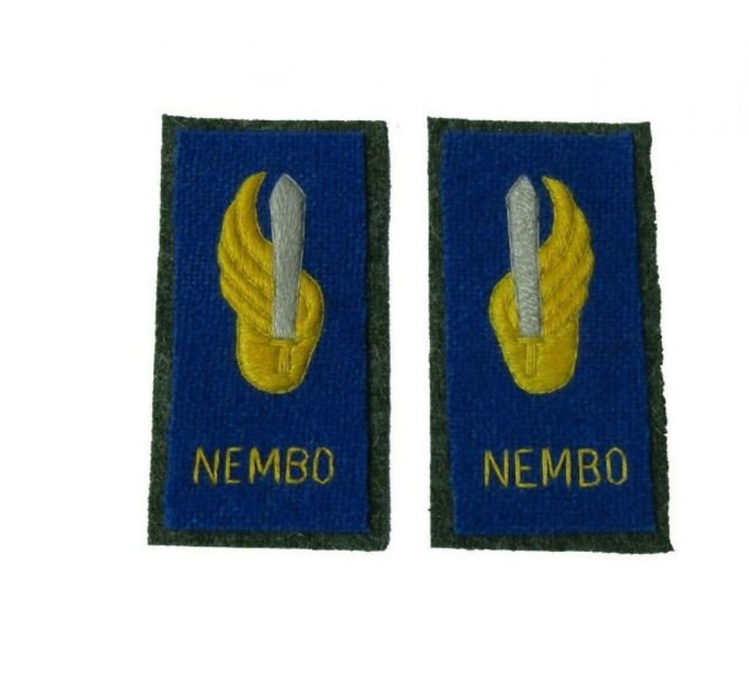 Italian WW2 Enlisted Ranks NEMBO Regiment Parachute Collar Tabs - Etsy