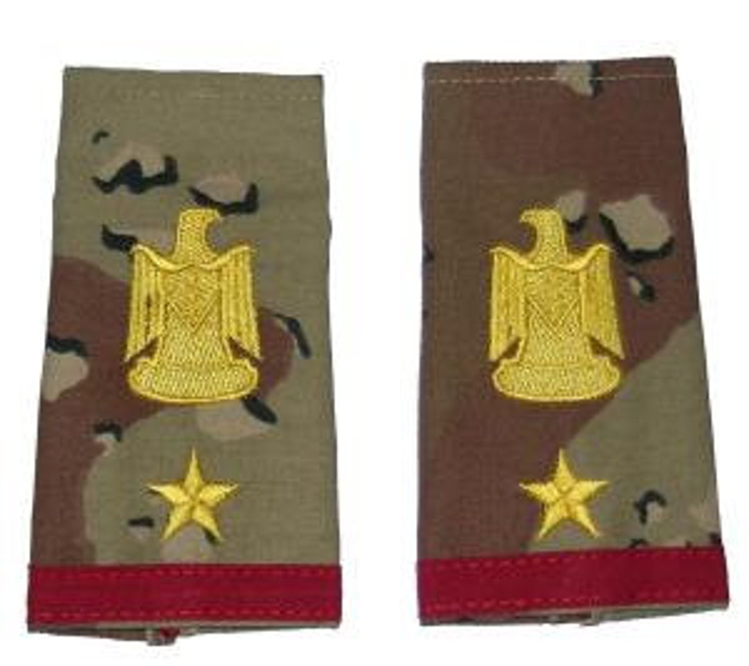 Iraqi Army Lt Colonel Shoulder Slides on Desert Camouflage - Etsy