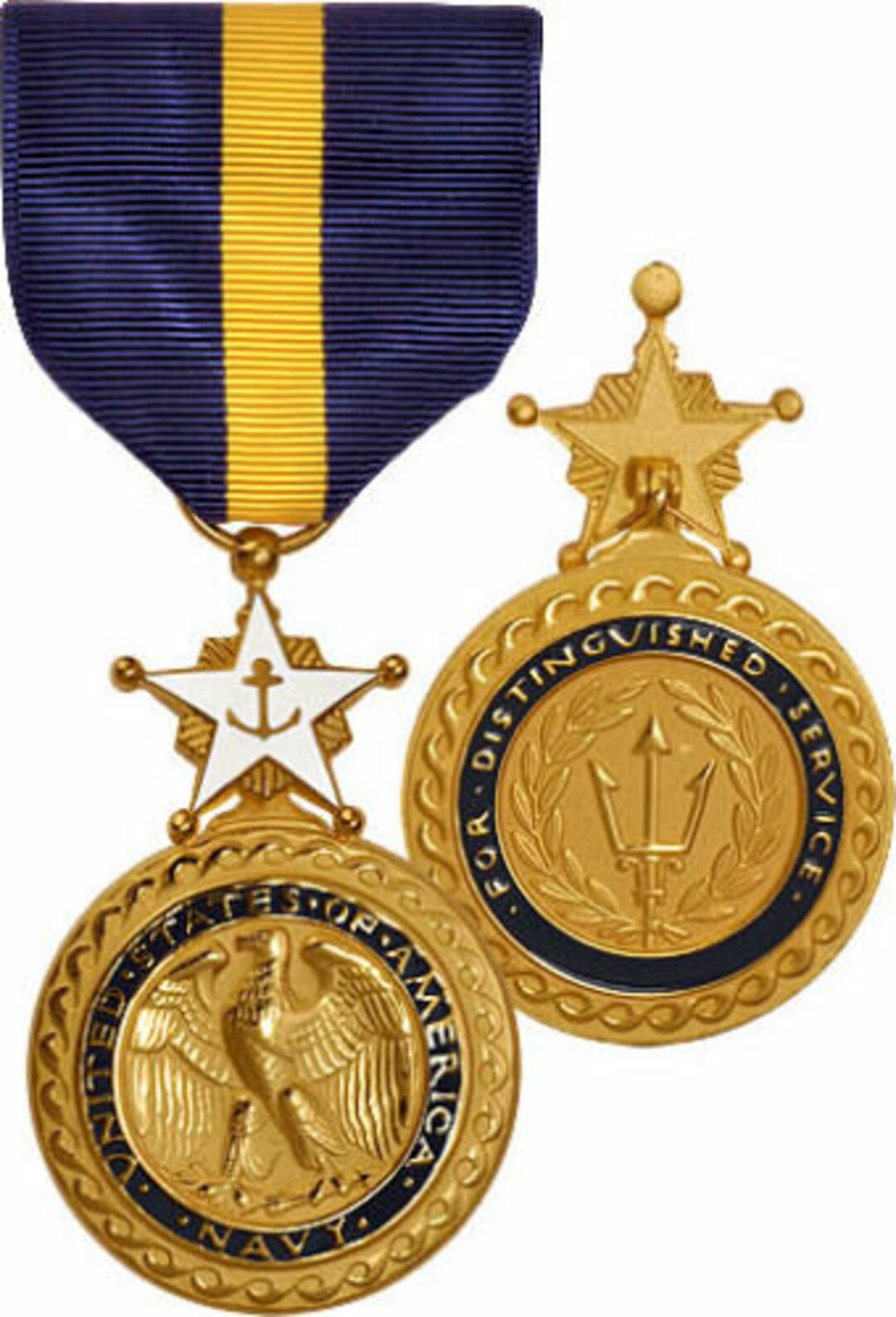 US Navy Distinguished Service Medal Full Size Official Issue - Etsy