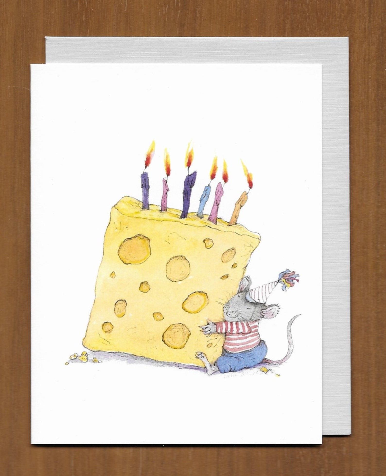 01) Mouse Birthday Card -- May Your Wildest Birthday Wish Come True! - Etsy