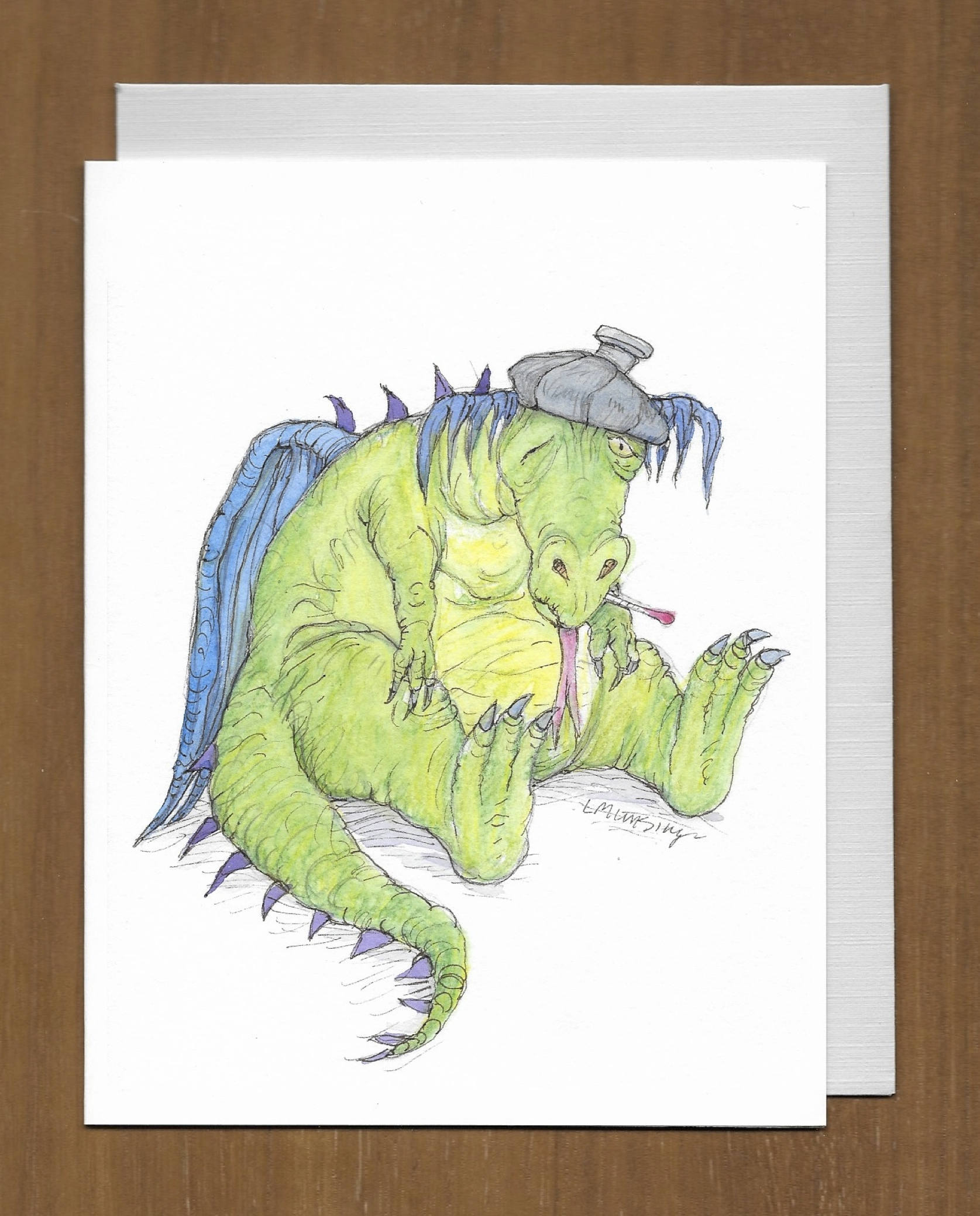 45) Droopy Dragon Get Well Card – Sorry to Hear You've Been Dragon ...