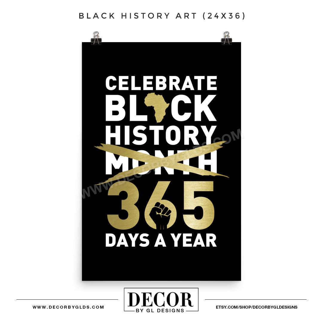 Celebrate Black History Poster. Enhanced Matte Paper Poster. Choose ...