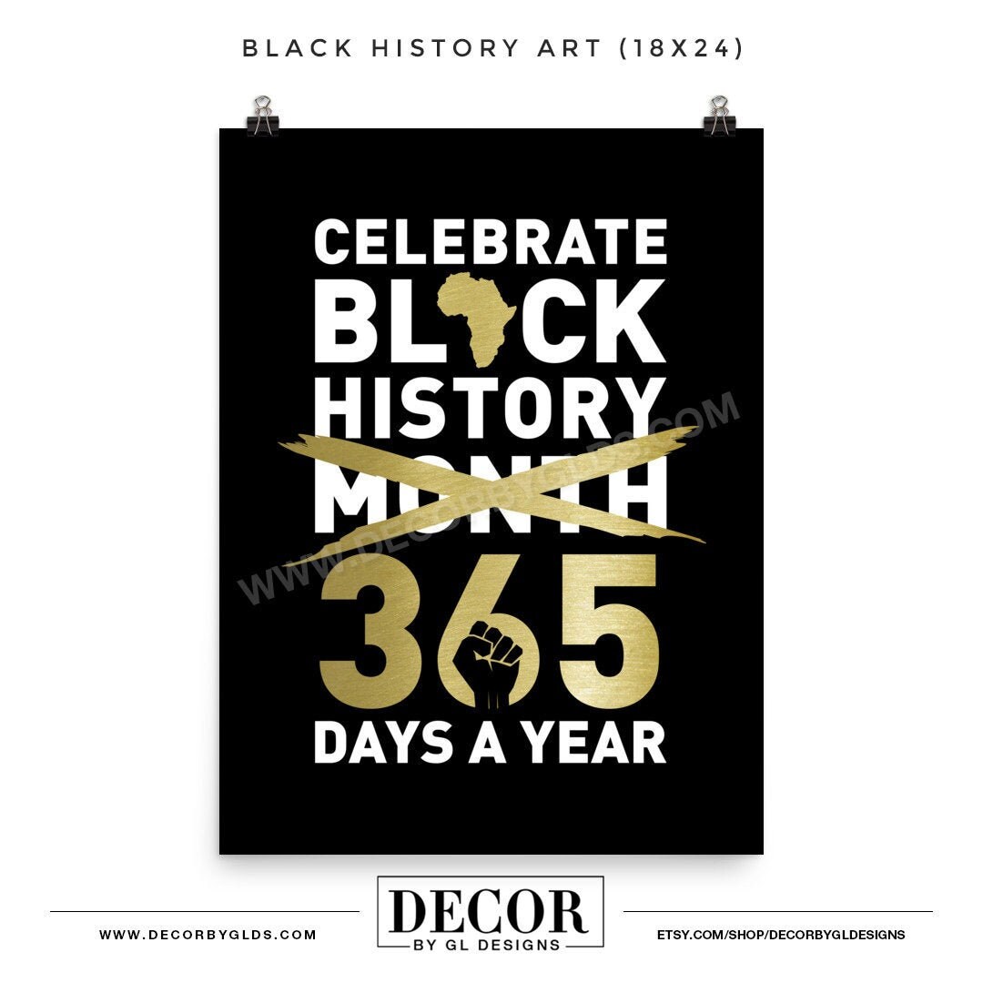 Celebrate Black History Poster. Enhanced Matte Paper Poster. Choose ...
