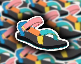 Sandal Sticker - Etsy