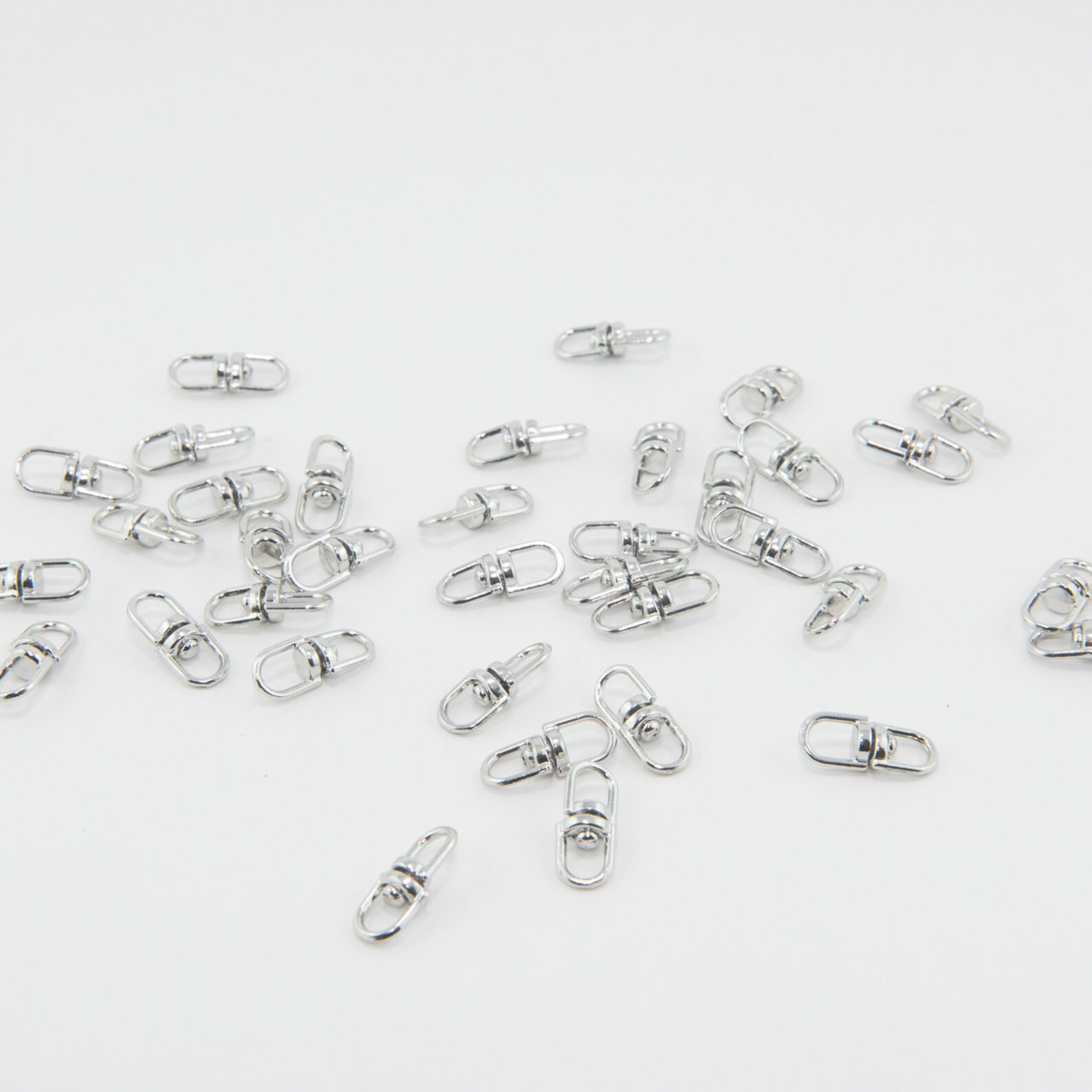 Double Loop Swivel Connector Clasp for Keychain and Key Ring - Etsy