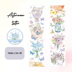 Flower Shop Paper Sticker Roll, Sweet Flower Sticker, Flower Shop ...