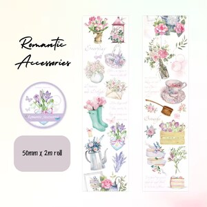 Flower Shop Paper Sticker Roll, Sweet Flower Sticker, Flower Shop ...