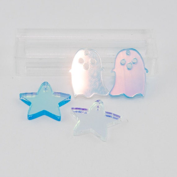 Acrylic Iridescent Star Shape Holographic Star Shape for DIY - Etsy