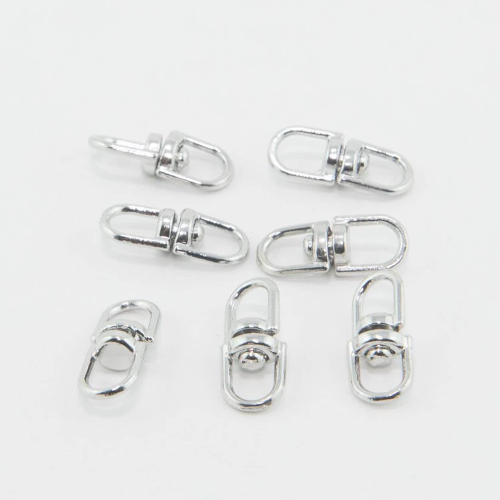 Double Loop Swivel Connector Clasp for Keychain and Key Ring - Etsy