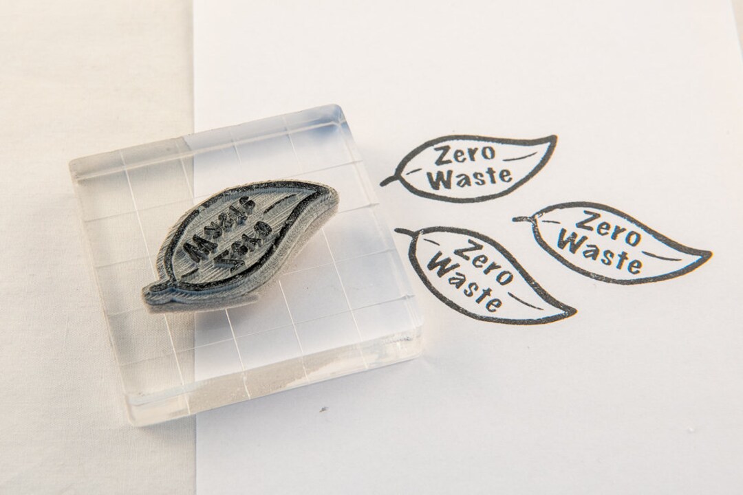 Zero Waste Rubber Ink Stamp, Recycle Packaging Stamps, Small Business ...