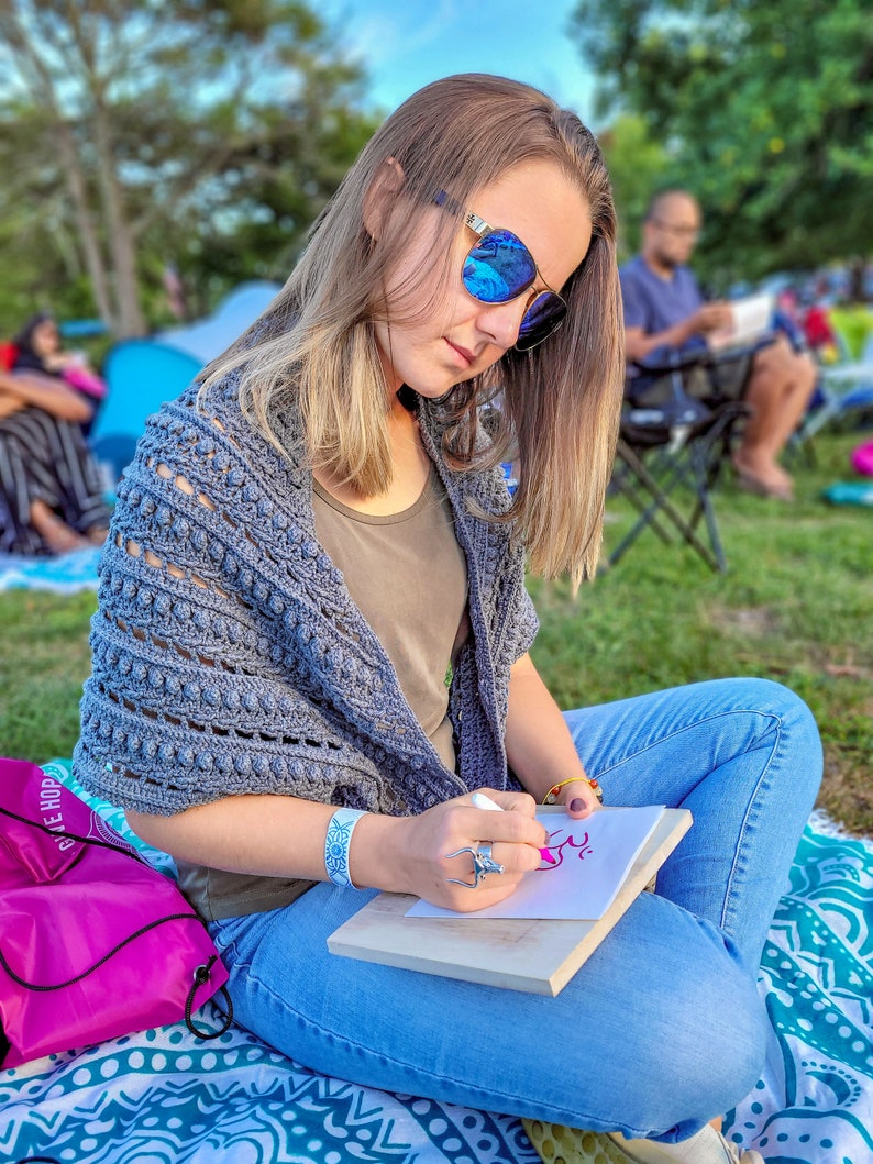 Miss Moth Crochet Baktus Shawl PDF Pattern, Crochet Accessory, Modern ...