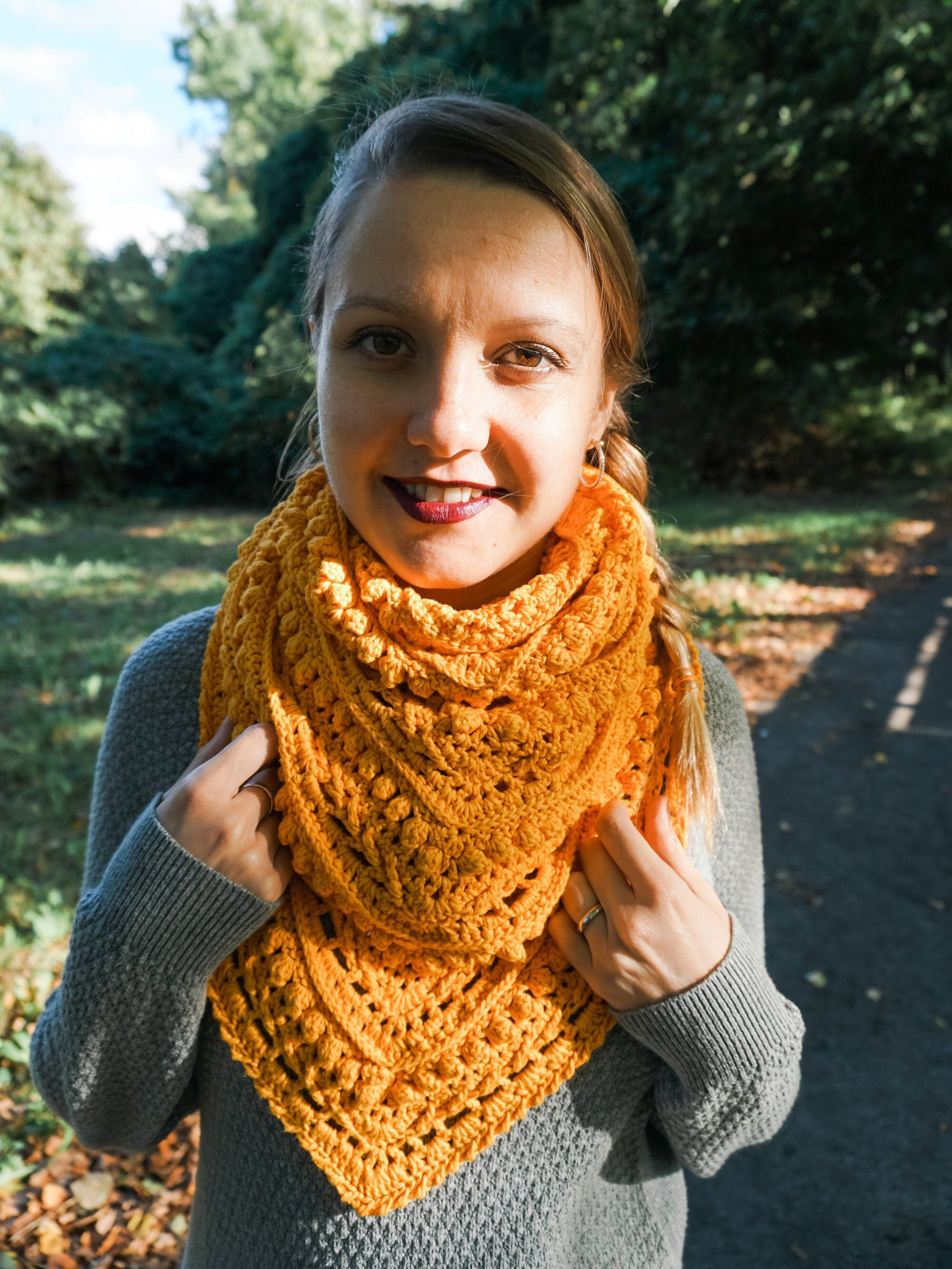 Miss Moth Crochet Baktus Shawl PDF Pattern, Crochet Accessory, Modern ...