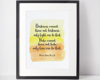 Martin Luther King Motivational Quote Digital Print Download - Etsy