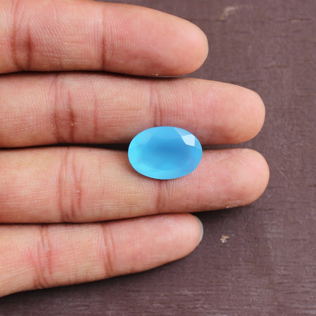 Natural Chalcedony Cut Oval Shape Gem Cabochon All Size Available 4x6 ...