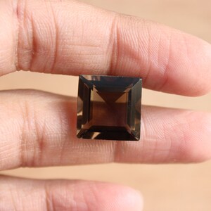 Natural Smoky Quartz Square Shape Gemstone Calibrated Sizes Available ...