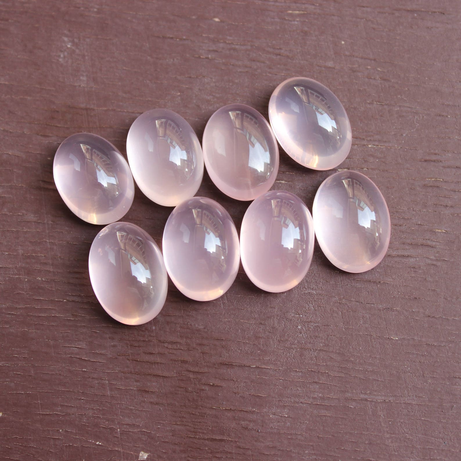 Natural Rose Quartz Oval Shape Gemstone All Sizes Available 4x6 5x7 6x8 ...
