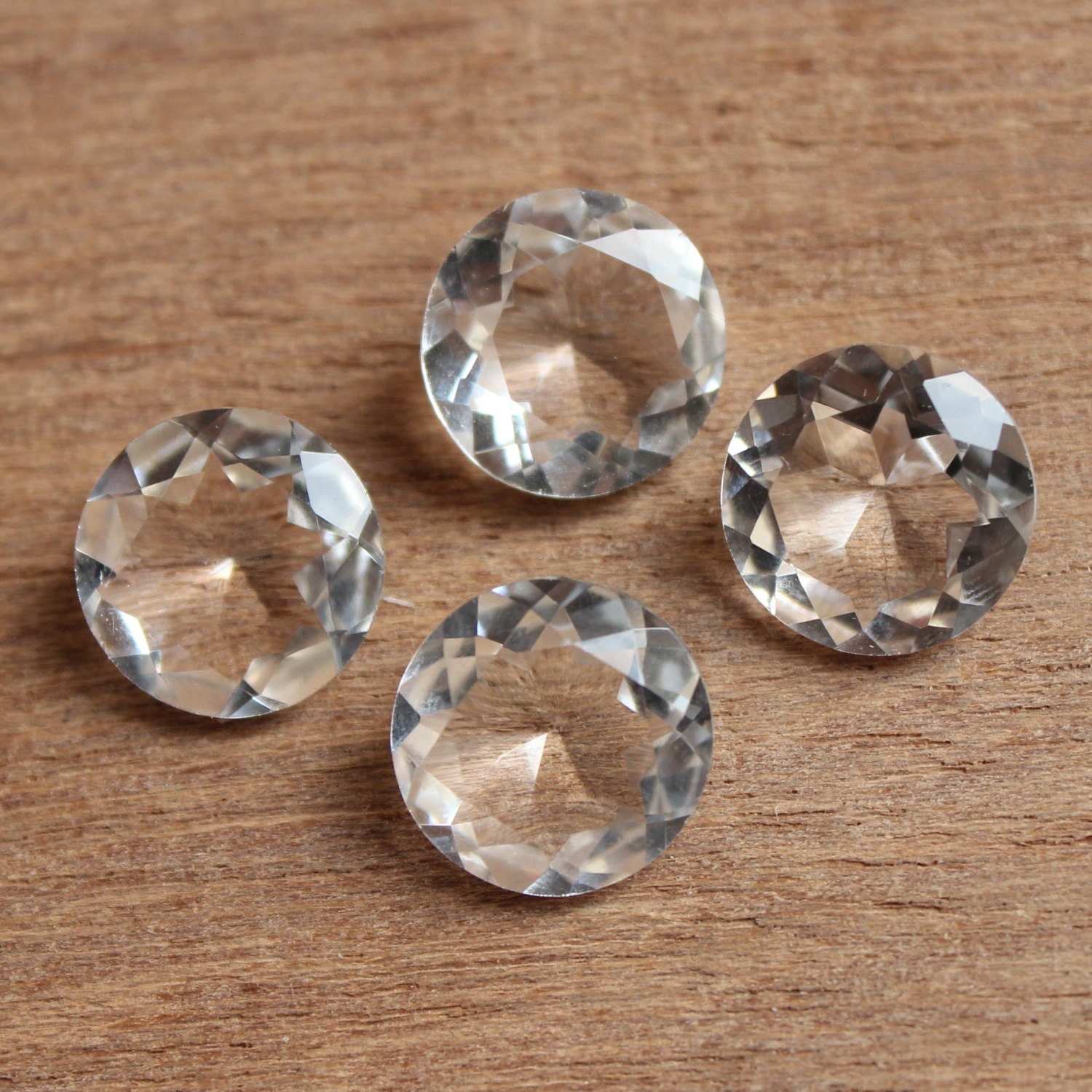 Clear Quartz Crystal Gemstone Round Shape Calibrated Sizes - Etsy