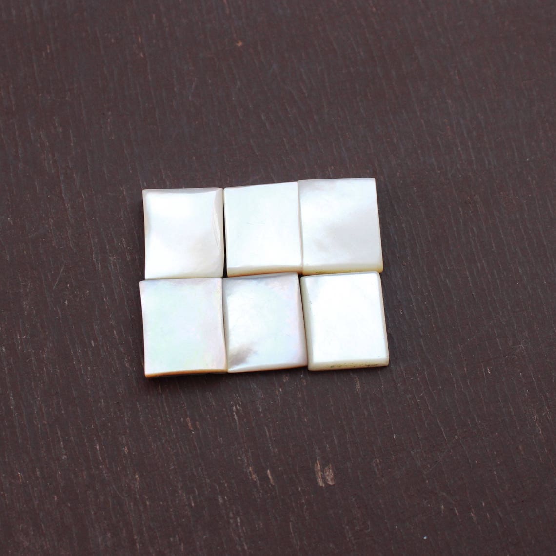 Natural White Mother of Pearl Rectangle Shape Calibrated Cabochon for ...