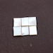 Natural White Mother of Pearl Rectangle Shape Calibrated Cabochon for ...
