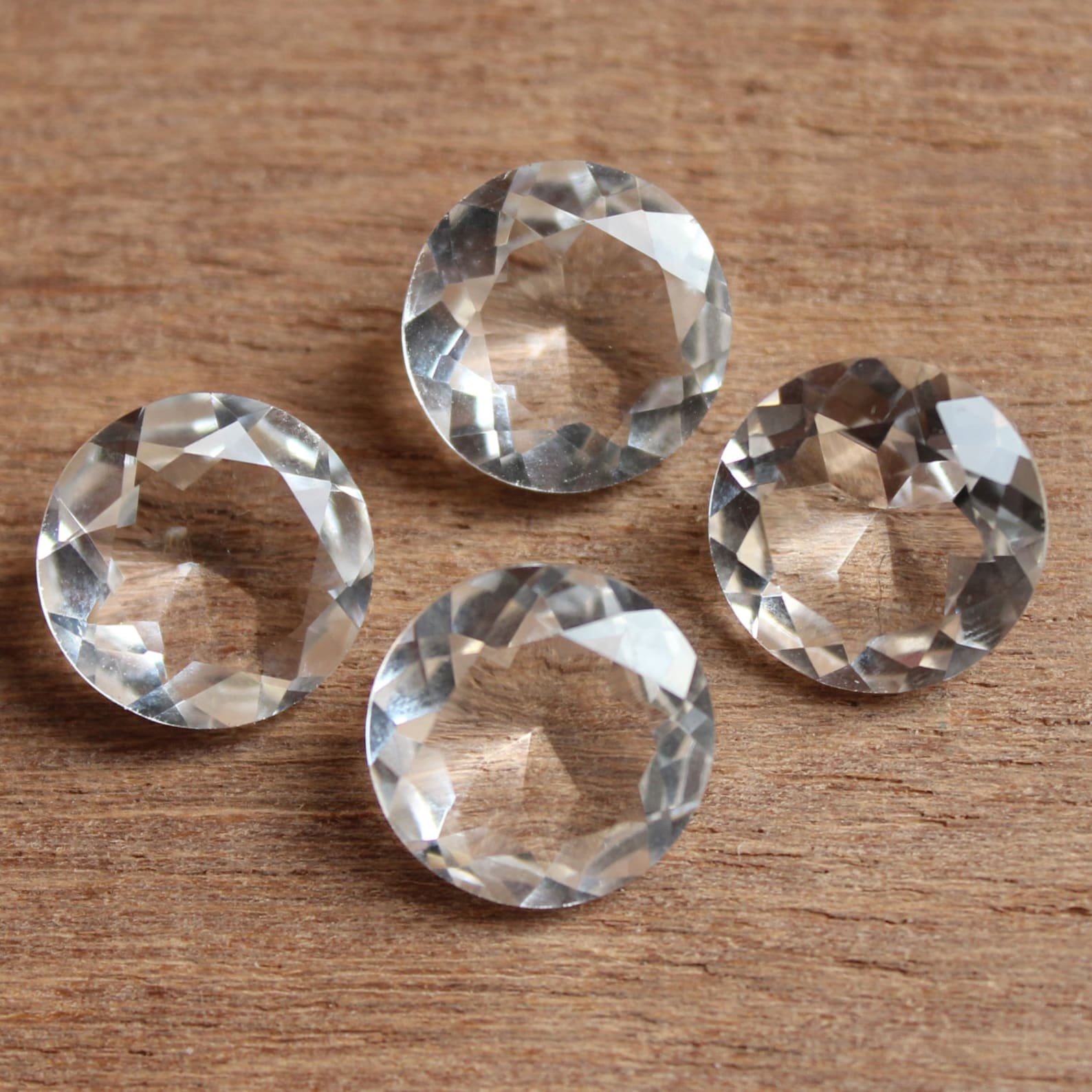 Clear Quartz Crystal Gemstone Round Shape Calibrated Sizes - Etsy