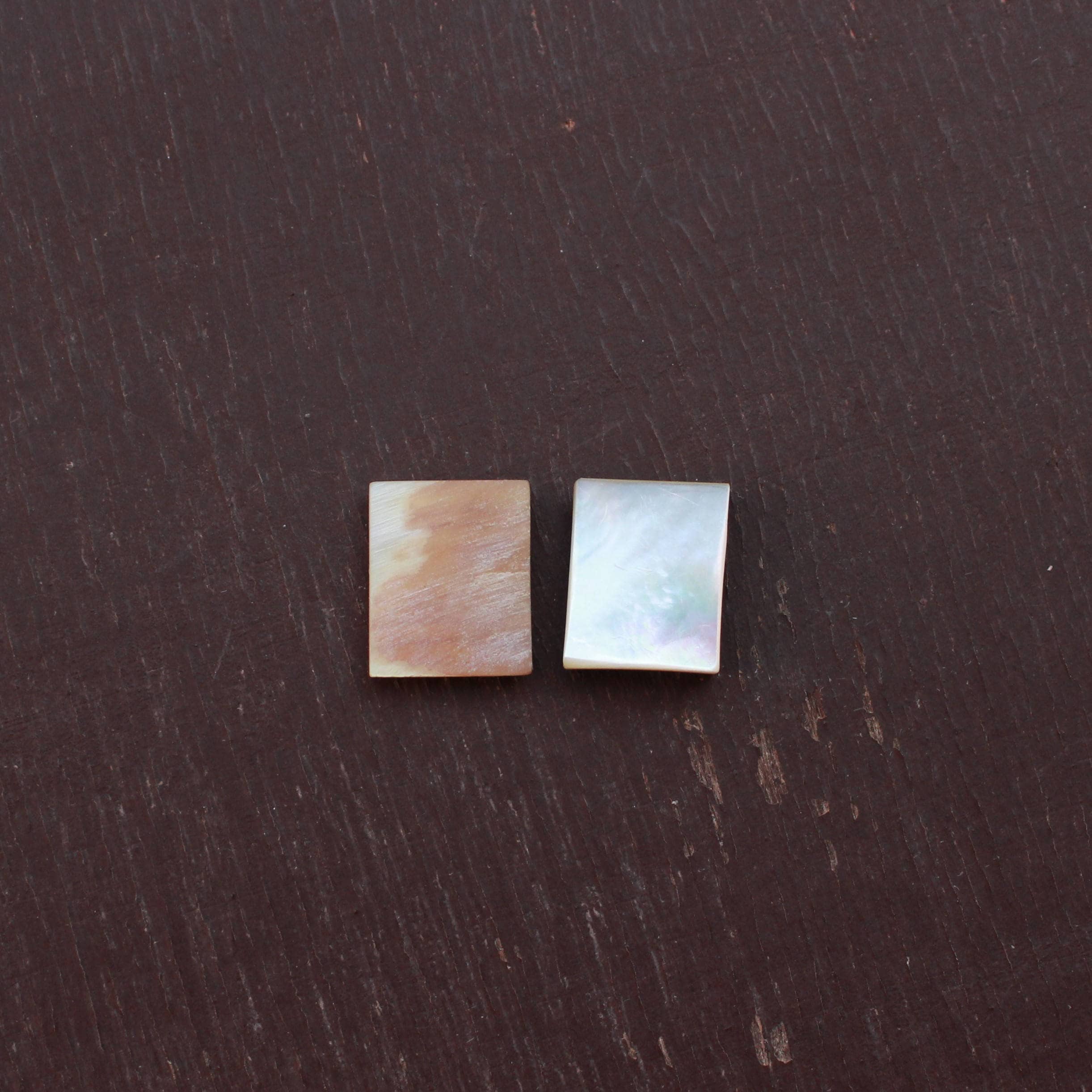 Natural White Mother of Pearl Rectangle Shape Calibrated Cabochon for ...