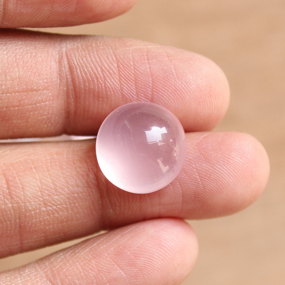 Rose Quartz Gemstone Round Shape All Sizes Available in 2,3,4,5,6,7,8,9 ...