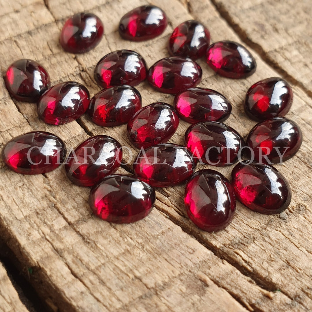 Natural Pink Garnet, AAA Grade Rhodolite, Oval Shape Cranberry Garnet ...