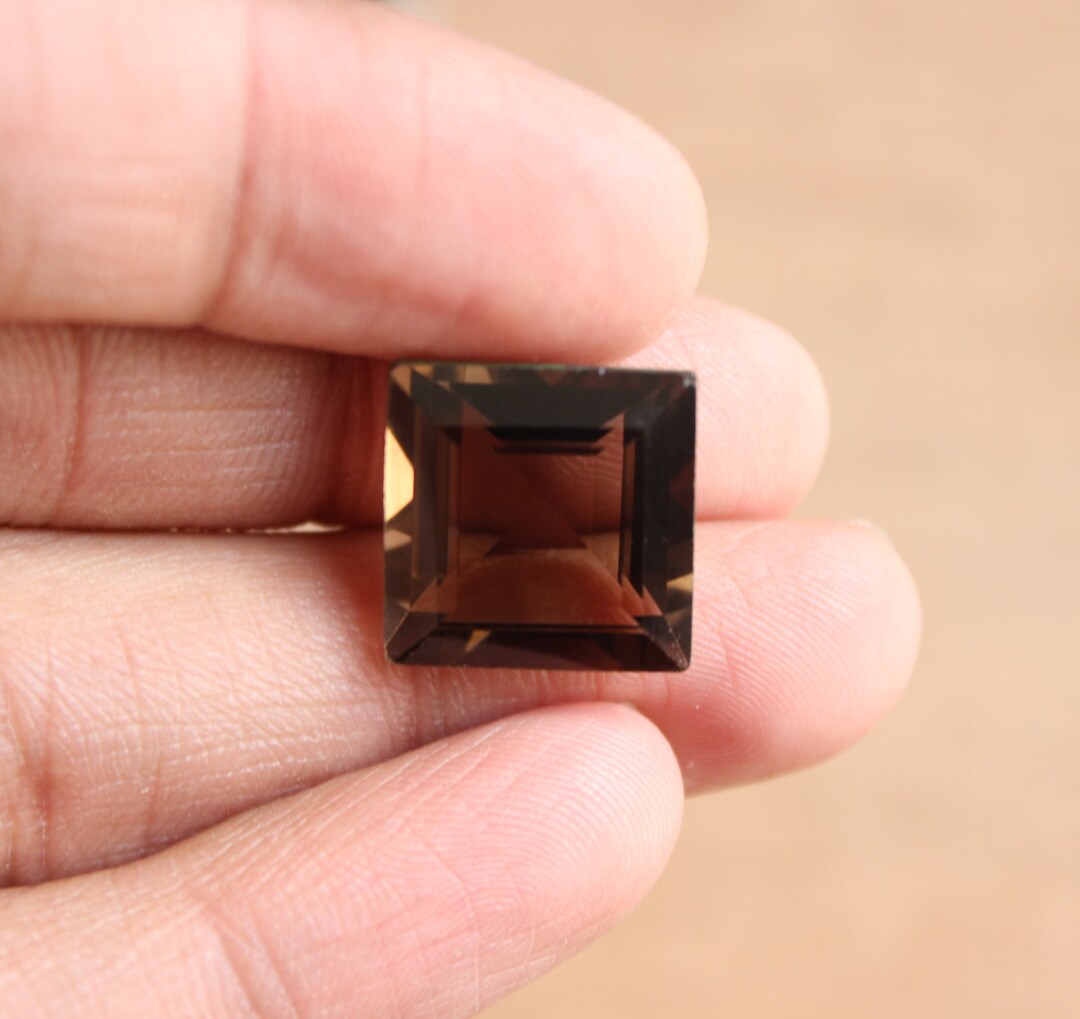 Natural Smoky Quartz Square Shape Gemstone Calibrated Sizes Available ...