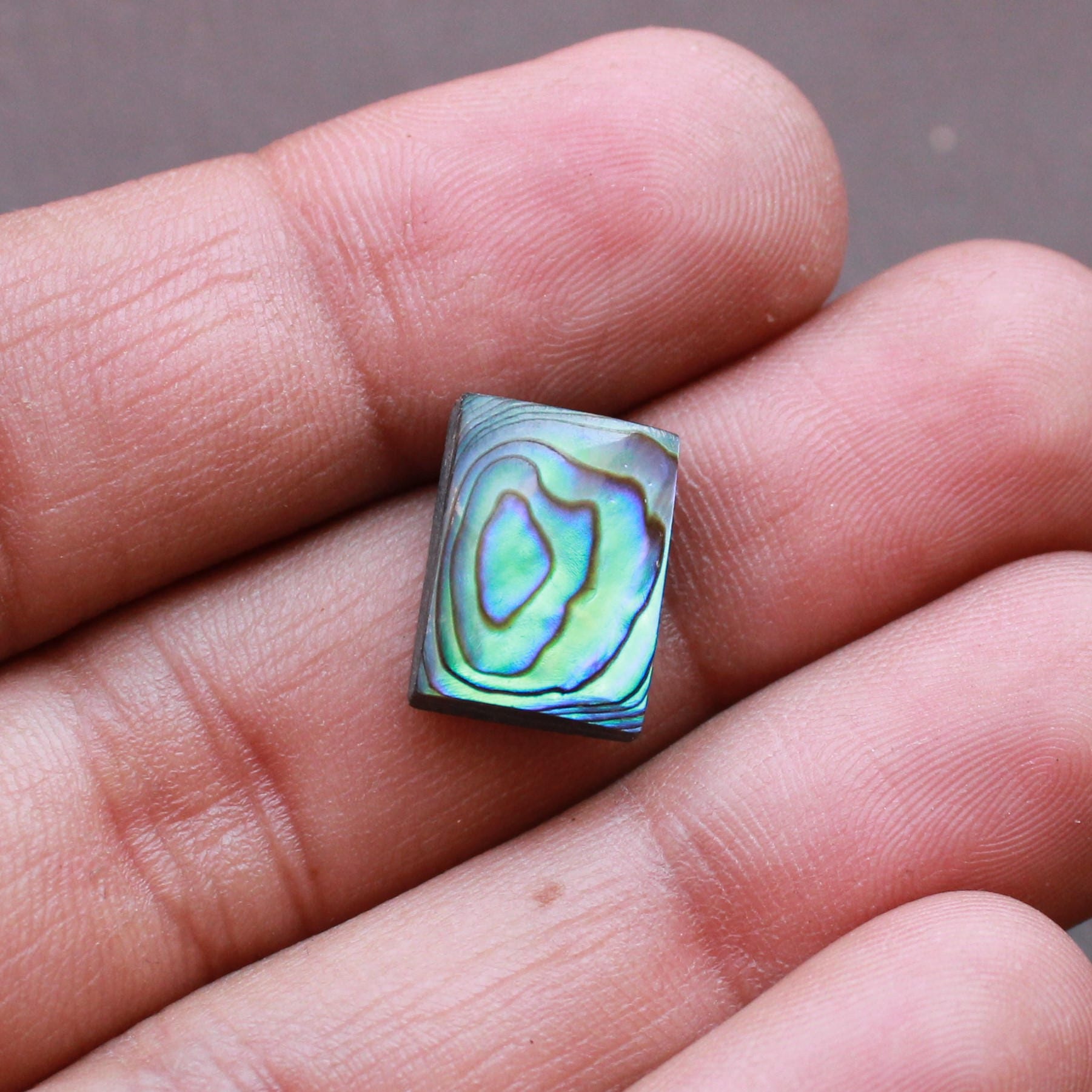 Natural Abalone Shell Rectangle Shape Calibrated Cabochon for | Etsy