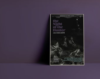 Night of the Hunter Poster - Etsy