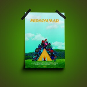 Midsommar Ari Aster Horror Movie Poster Print Alt Poster Movie Quote ...