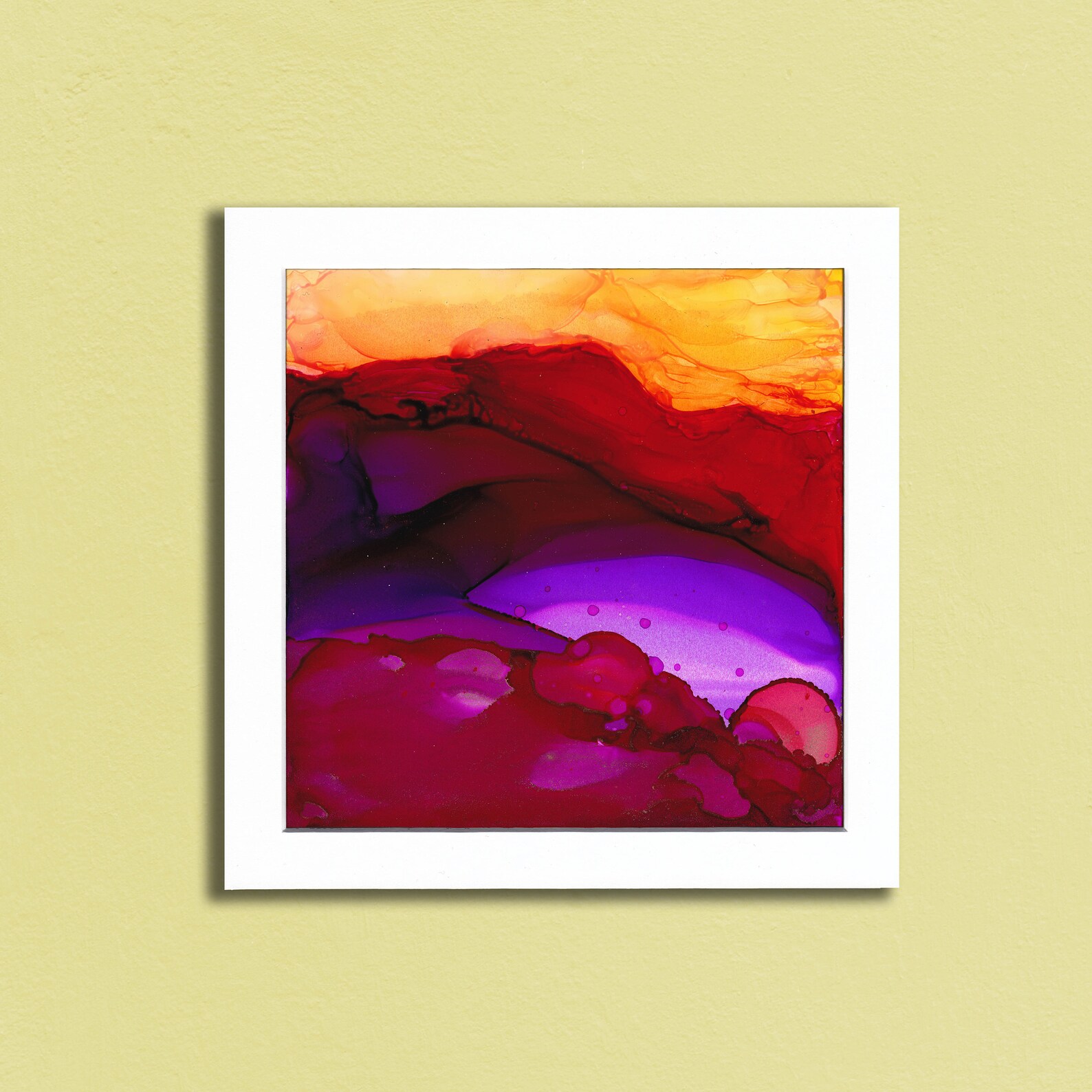 Ruby Fine Art Print in Multiple Sizes Abstract Landscape - Etsy