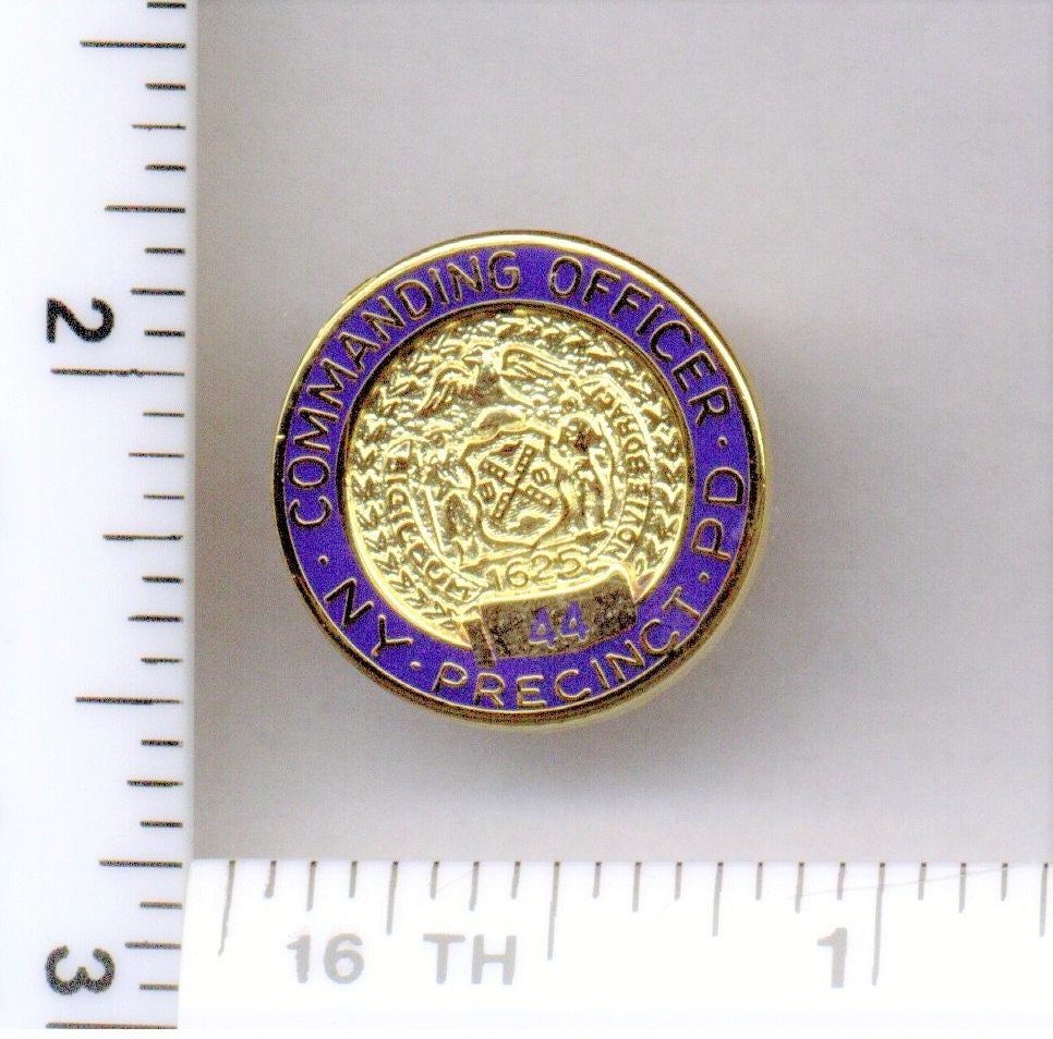 44th Precinct Commanding Officer Pin new York Police From - Etsy