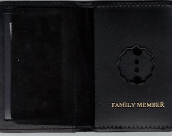 Police Family Member Badge Wallet | Etsy
