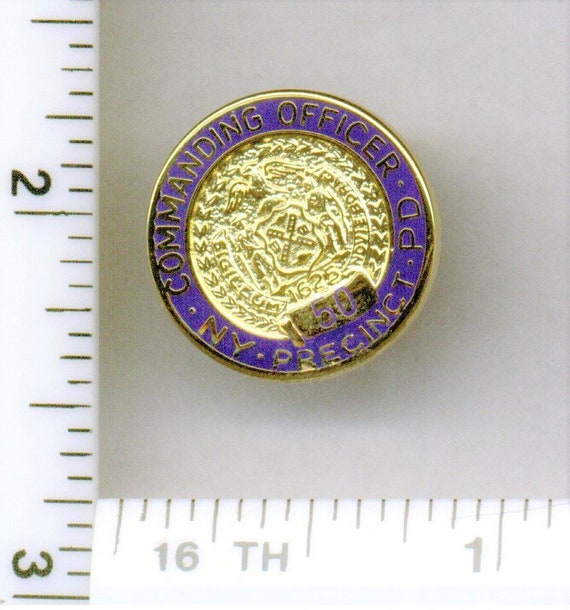 50th Precinct Commanding Officer Pin (New York Police… - Gem