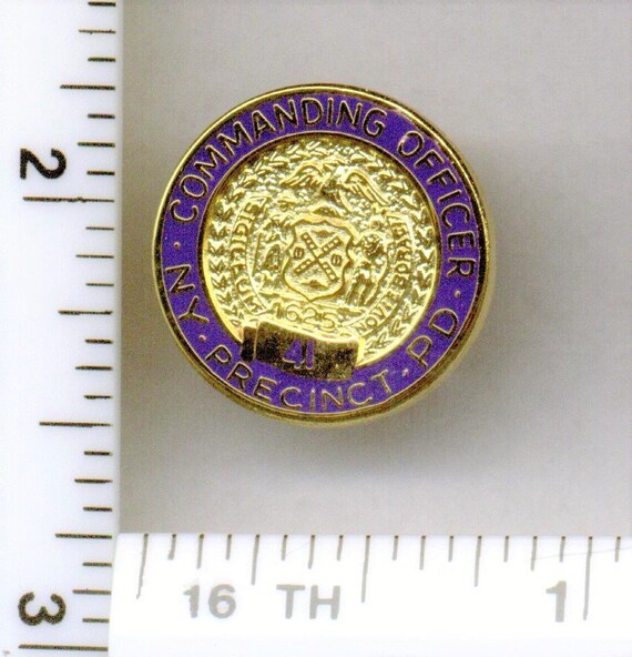 41st Precinct Commanding Officer Pin (New York Police… - Gem