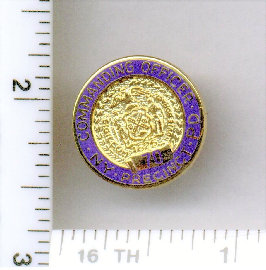 70. Precinct Commanding Officer Pin New York Police aus den - Etsy.de