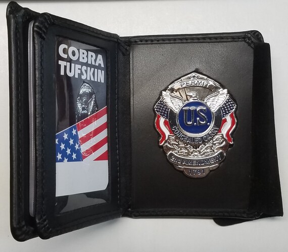 2nd Amendment Concealed Carry Permit Silver 1791 Badge in a - Etsy