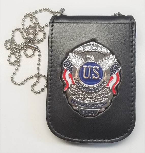 2nd Amendment Concealed Carry Permit Silver 1791 Badge in an - Etsy