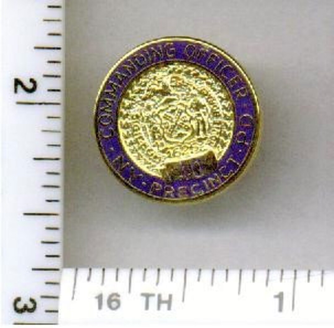 40th Precinct Commanding Officer Pin Policía de Nueva York de la década ...
