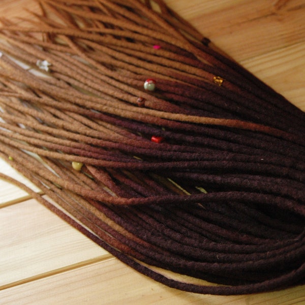 Wool Dreadlock Extensions - Etsy