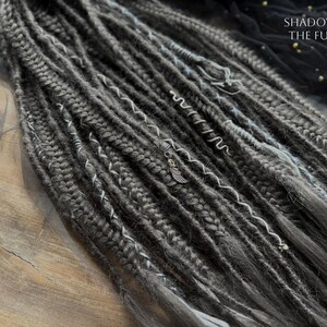 New Set Natural Look Synthetic Dreads + Fishtail Braids Shadows of the ...