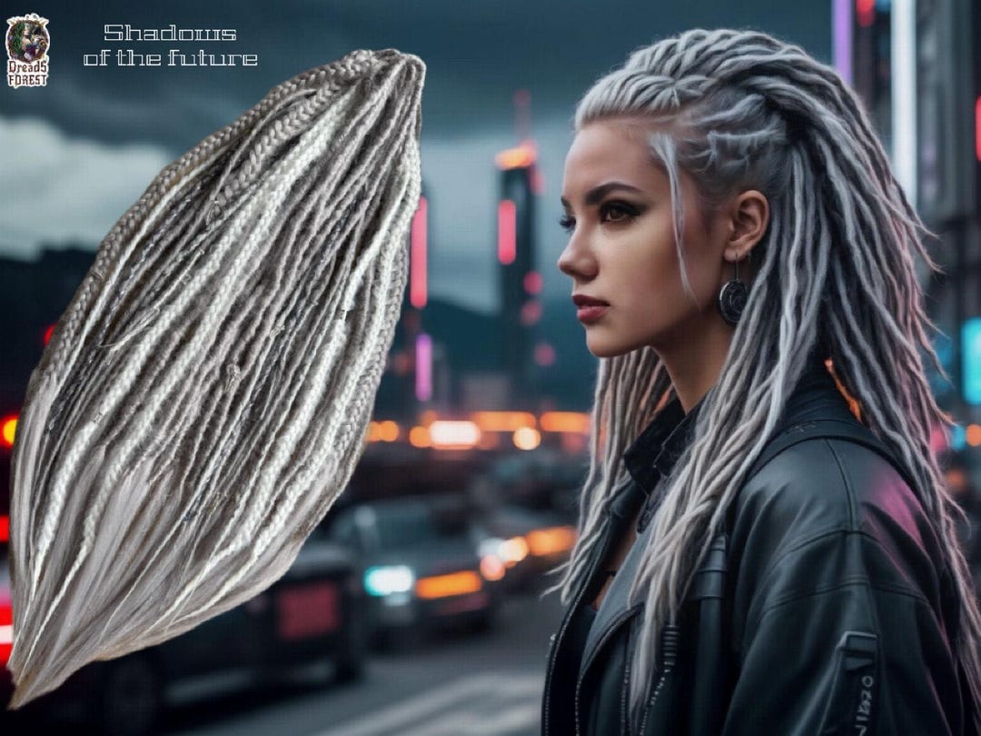 New Set Natural Look Synthetic Dreads Mix Shadows of the Future Shades ...