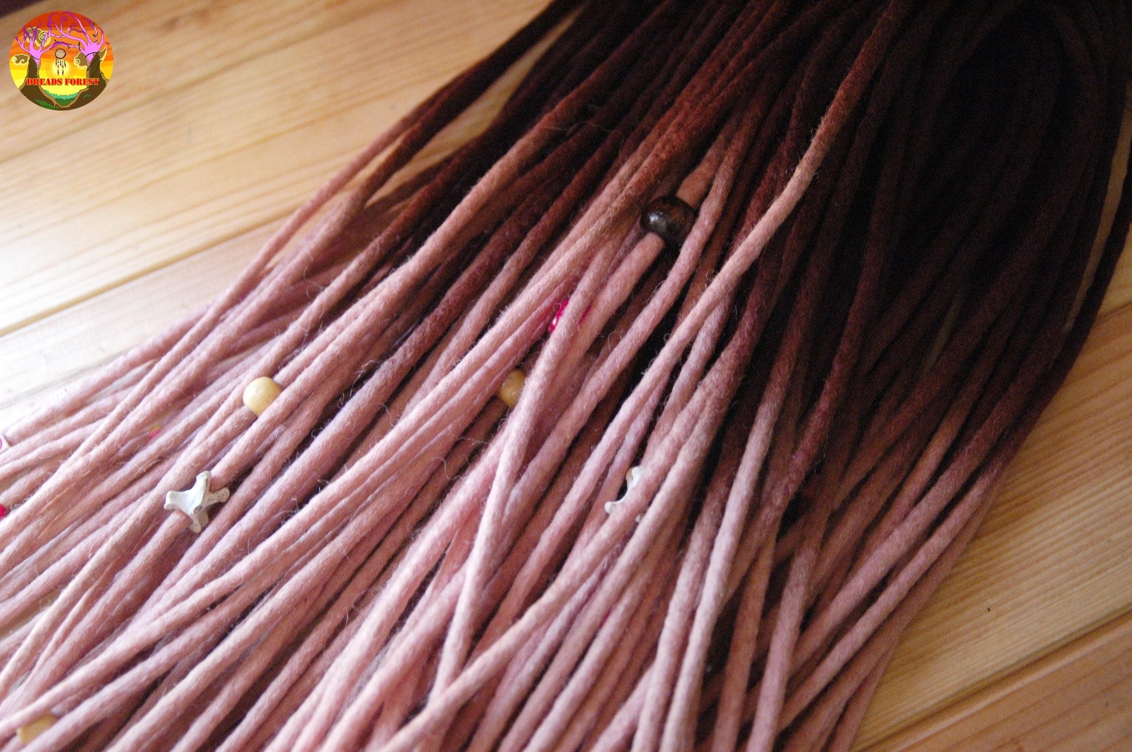 Wool Dreads Full Set DE Dreadlocks Extensions Double Ended - Etsy