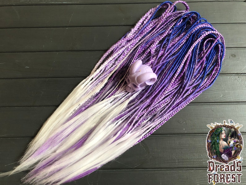 5 DE 70 DE Synthetic Double Ended Dreads Braids fishtail - Etsy